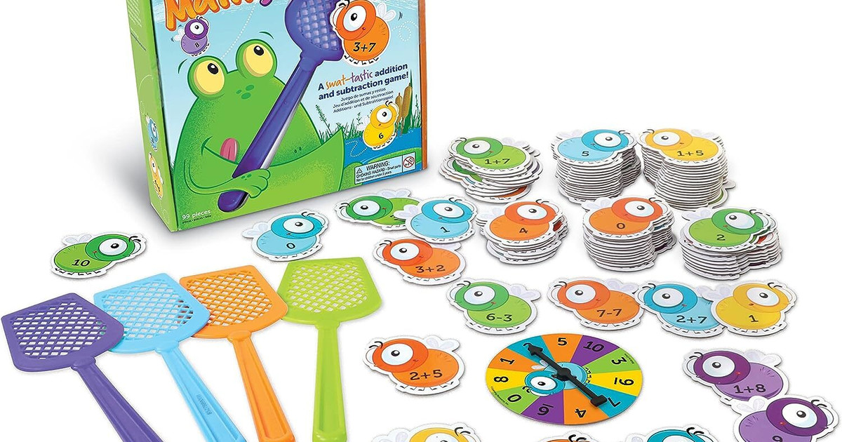 算数ゲーム ハエたたきでパチン! たし算・ひき算ゲーム（Math Swatters!）｜ボードゲーム情報