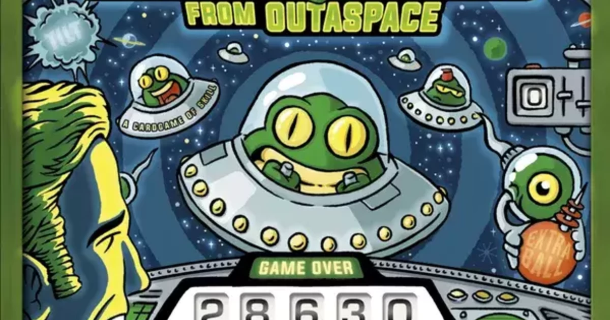 外宇宙からの物体F（Freaky Frogs From Outaspace）｜ボードゲーム情報