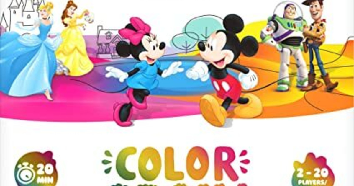 カラーブレイン ディズニーエディションの画像（Color Brain: Disney Edition）【ボードゲーム情報】