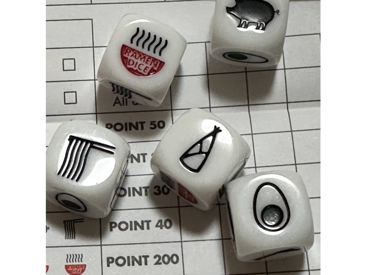 ラーメンダイスの画像（Ramen dice）【ボードゲーム情報】